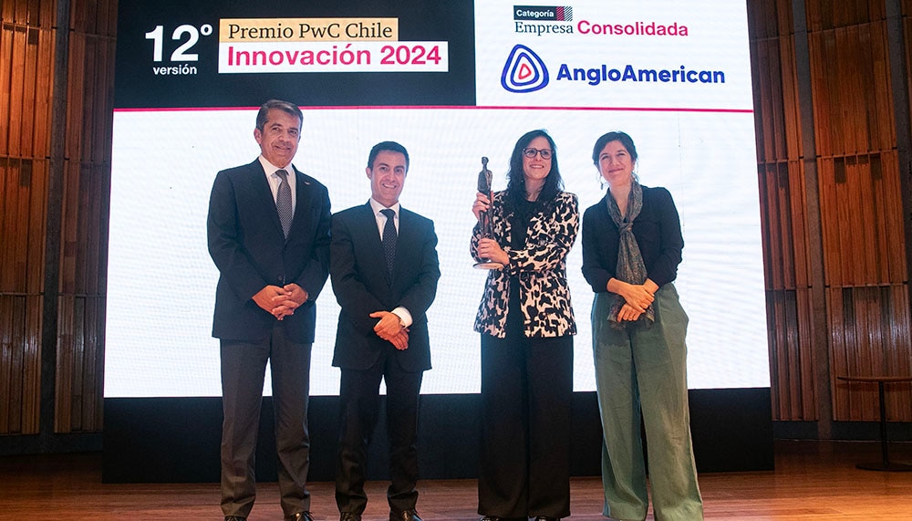 Premio PwC Innovación 2024 destaca a Anglo American y Chucao Tech