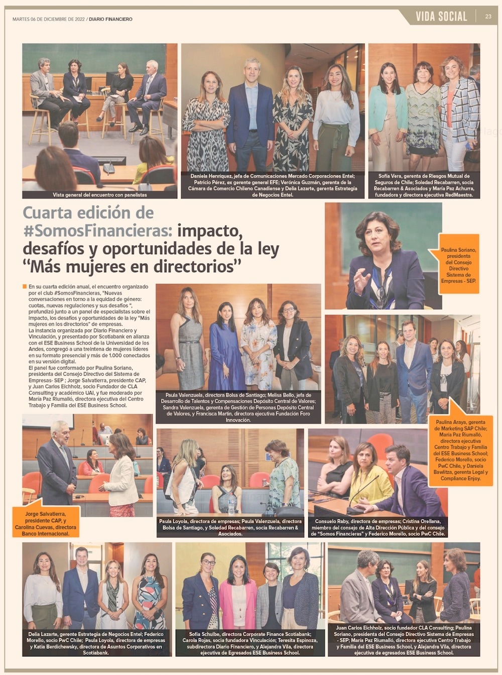 Cuarta edición de #SomosFinancieras