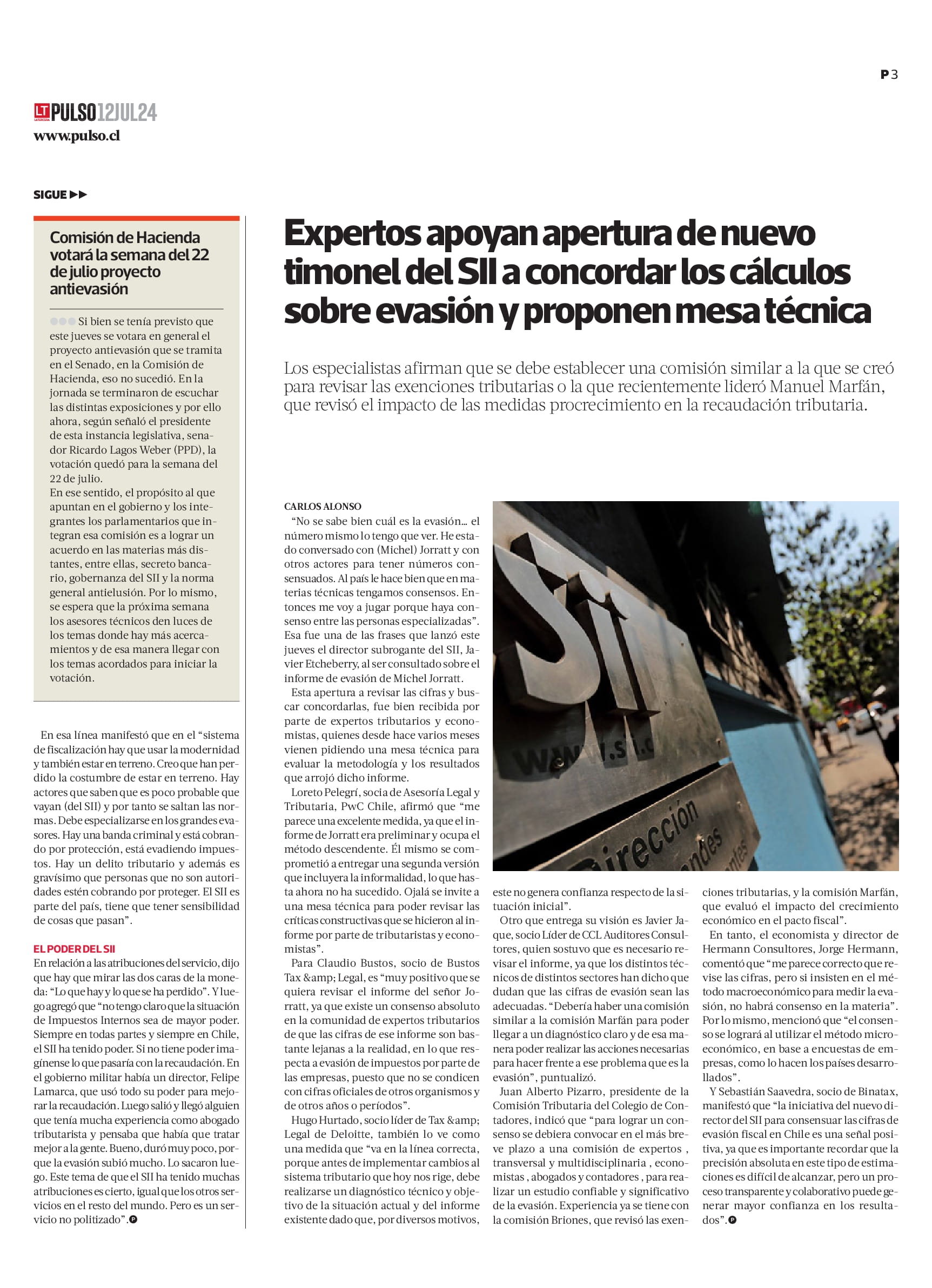 Expertos apoyan apertura de nuevo timonel del SII a concordar los ...