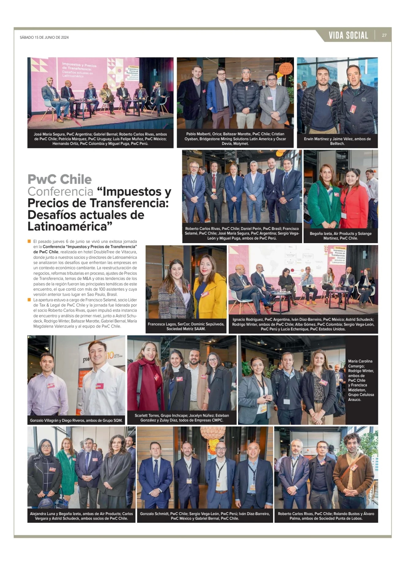 PwC Chile Conferencia "Impuestos y Precios de Transferencia: Desafíos ...