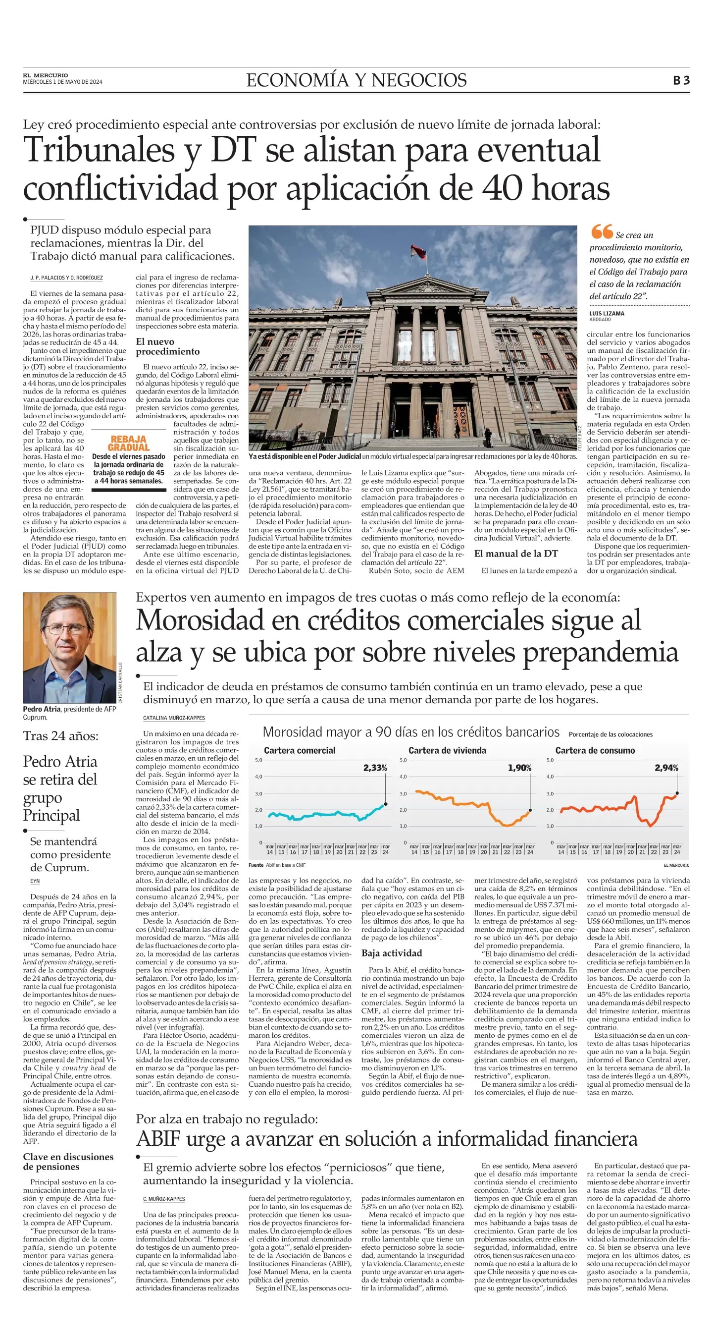 Morosidad en créditos comerciales sigue al alza y se ubica por sobre ...