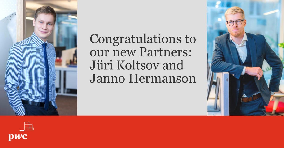 Estonia’s largest business consulting company brings on two new partners