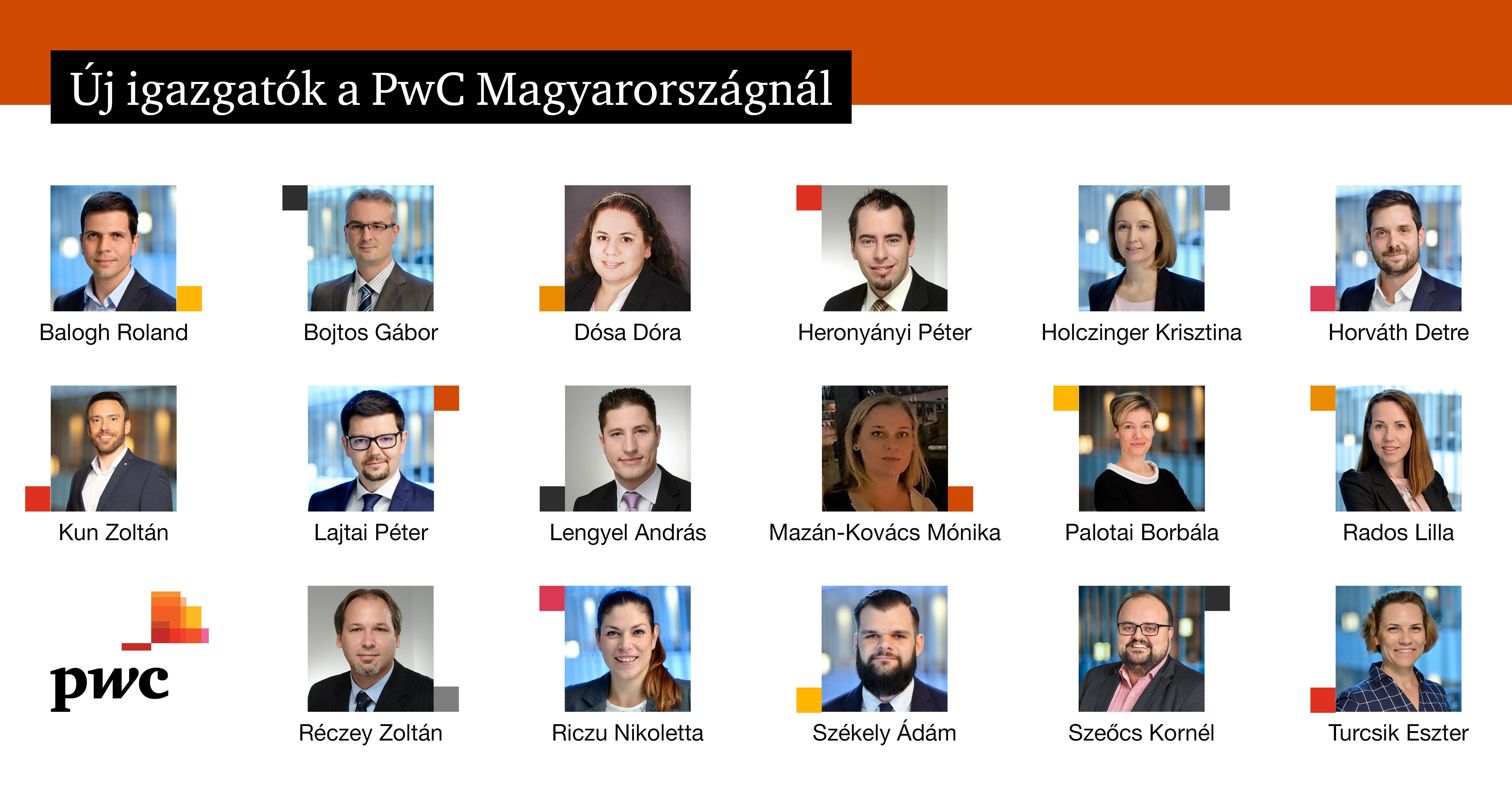 New director appointments at PwC Hungary