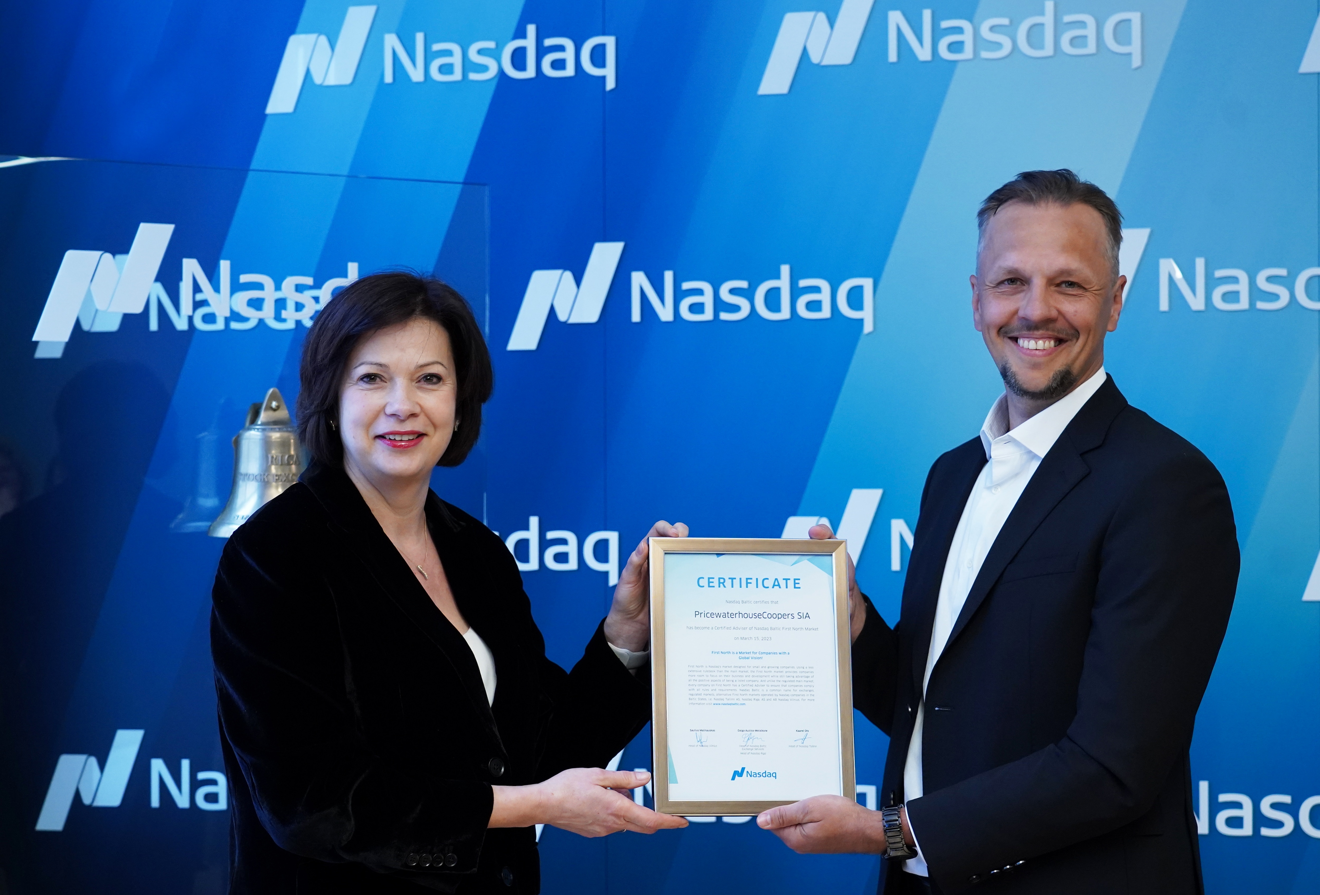 PwC kļūst par Nasdaq First North Sertificēto konsultantu Baltijas valstīs