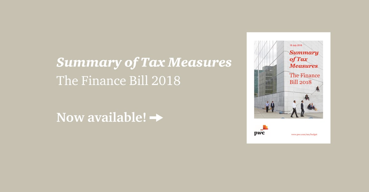 The Finance Bill 2018 - Summary of Tax Measures