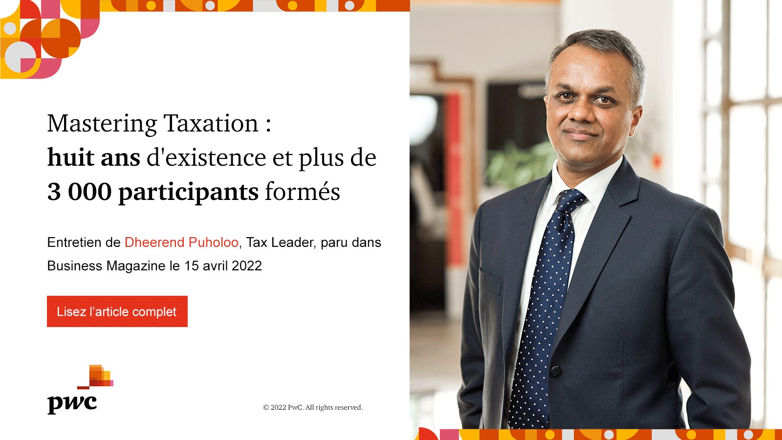 PwC Maurice lance la 8e édition de Mastering Taxation