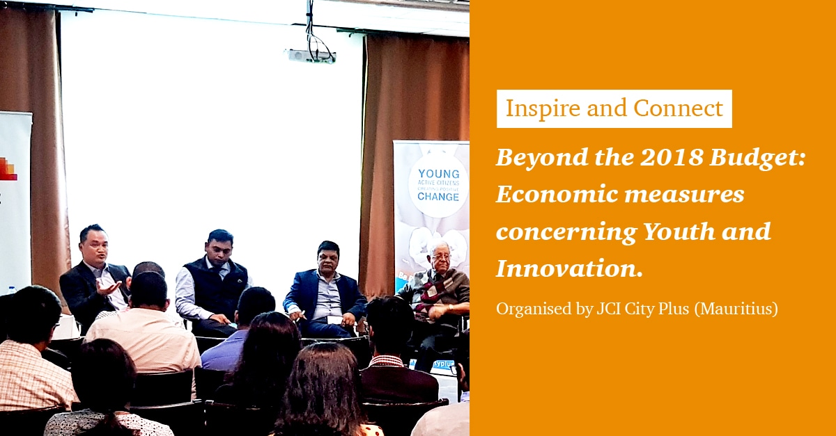 Jean-Pierre Young speaks about Innovation at the JCI City Plus ...