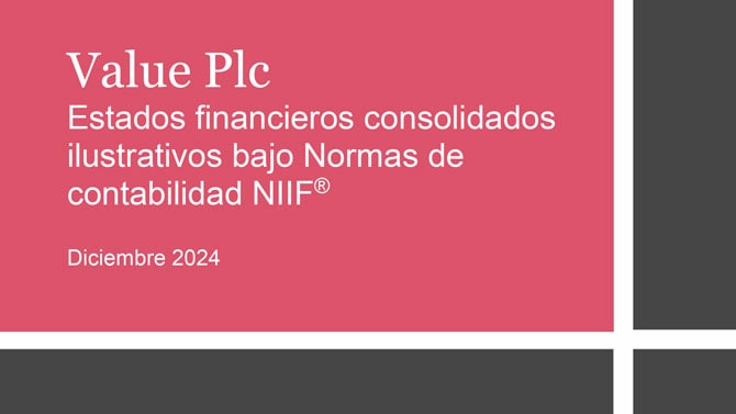 Estados financieros consolidados ilustrativos bajo Normas de ...