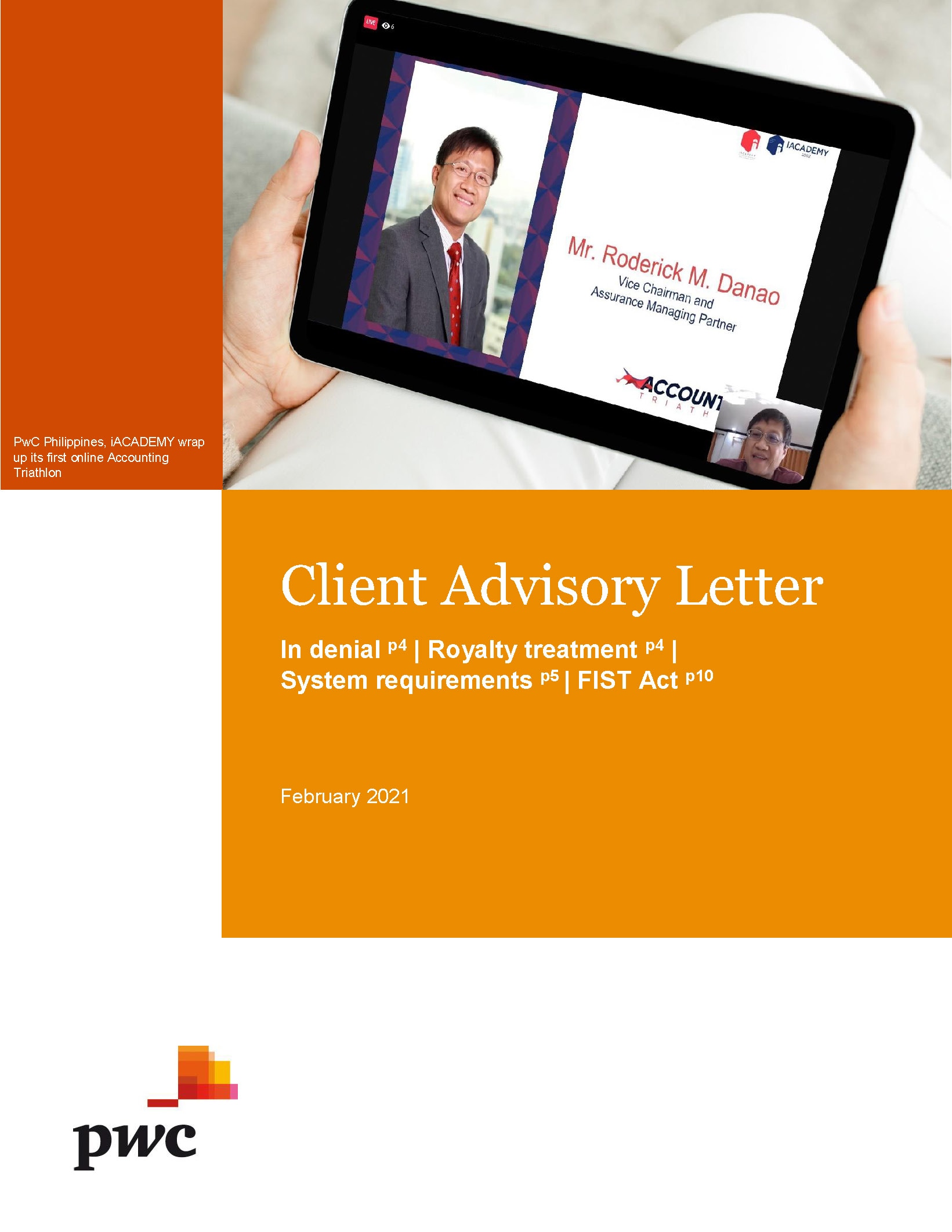 Client Advisory Letter (February 2021)