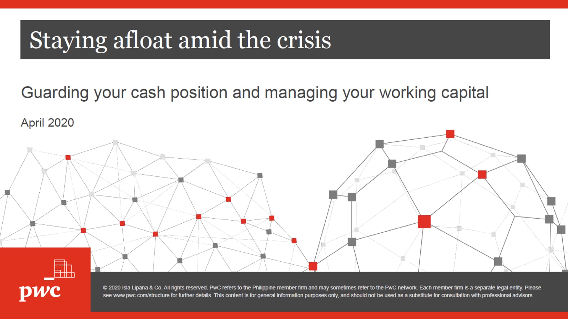 Staying afloat amid the crisis: Guarding your cash position and ...