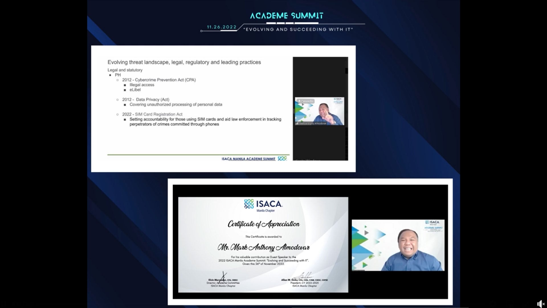 PwC Risk Assurance Team participate in ISACA Manila Summit