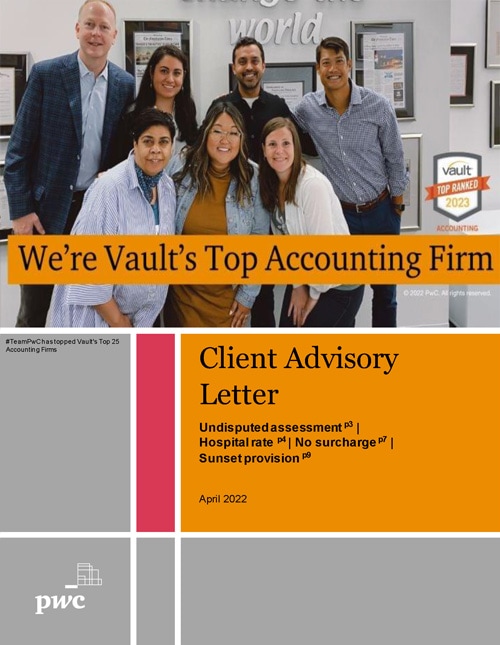 Client Advisory Letter (Apr 2022)