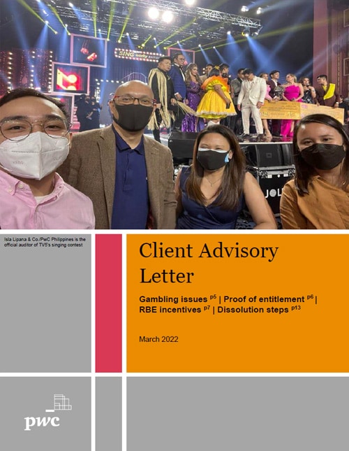 Client Advisory Letter (Mar 2022)