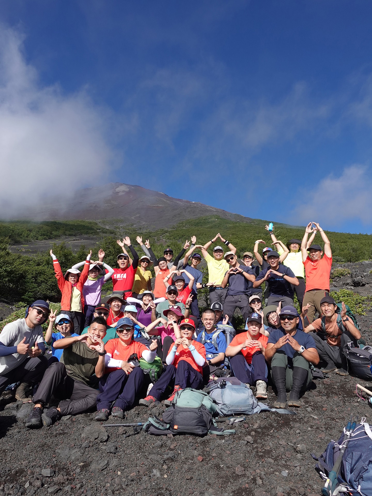 Scaling Mount Fuji: A special hike for a special cause