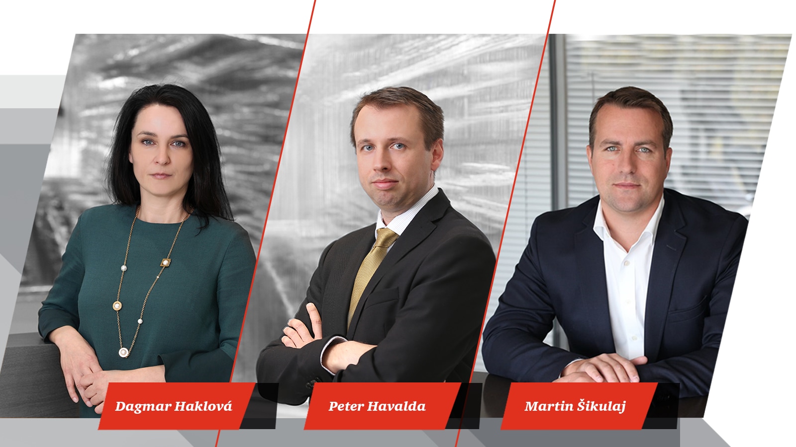 New partners at PwC Slovakia – Dagmar Haklová, Peter Havalda, Martin ...