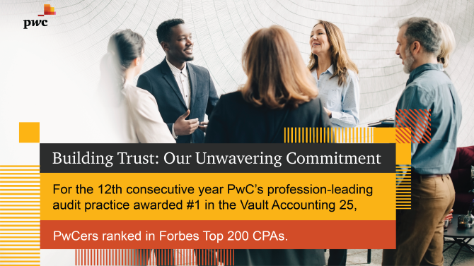 PwC’s profession-leading audit practice, PwCers receive national awards ...